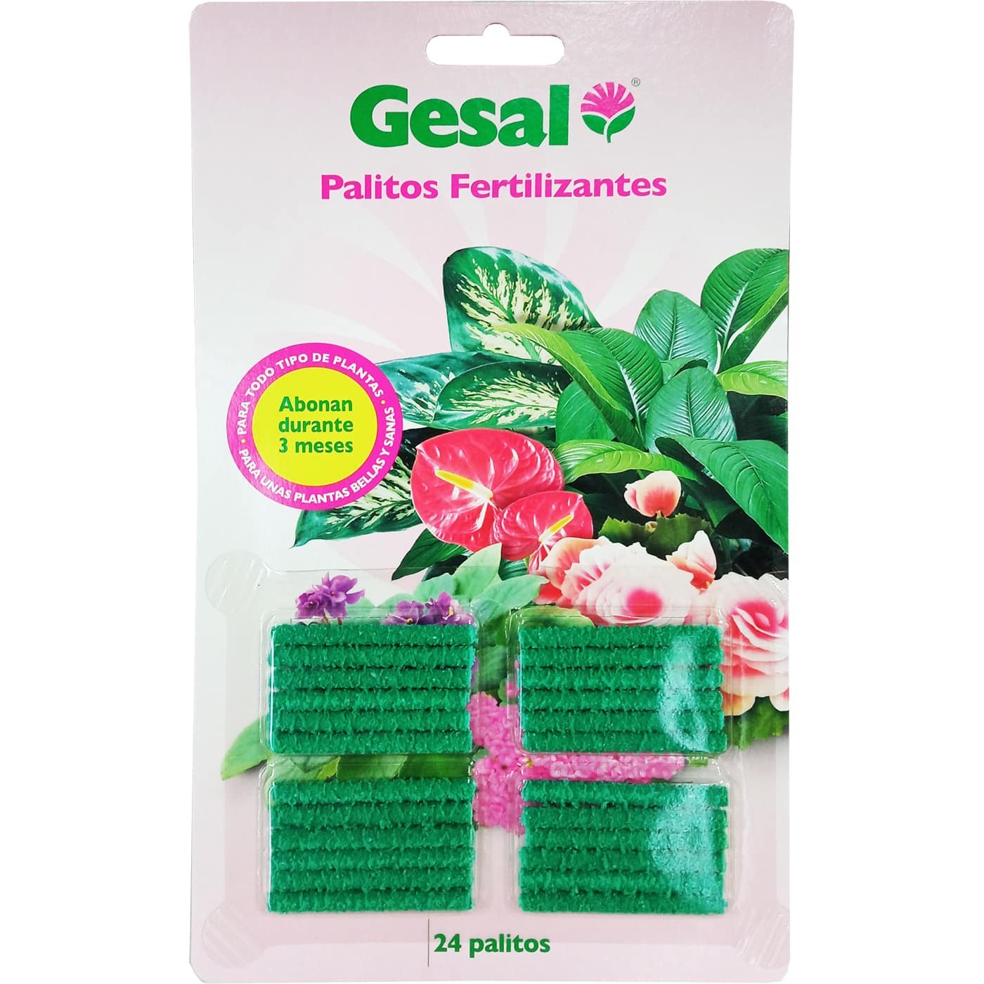 Palitos Fertilizantes, Abono para plantas verdes y con flor.
