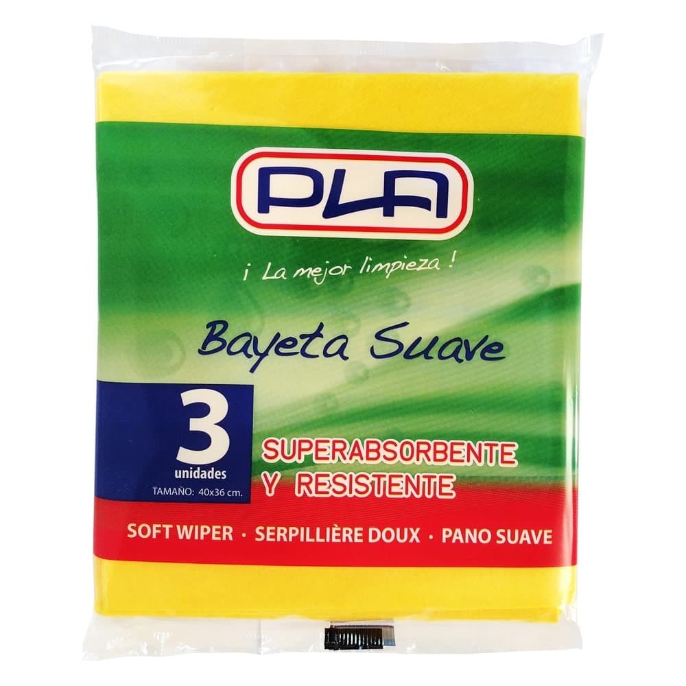 Bayeta Suave Amarilla Baños y Cocina