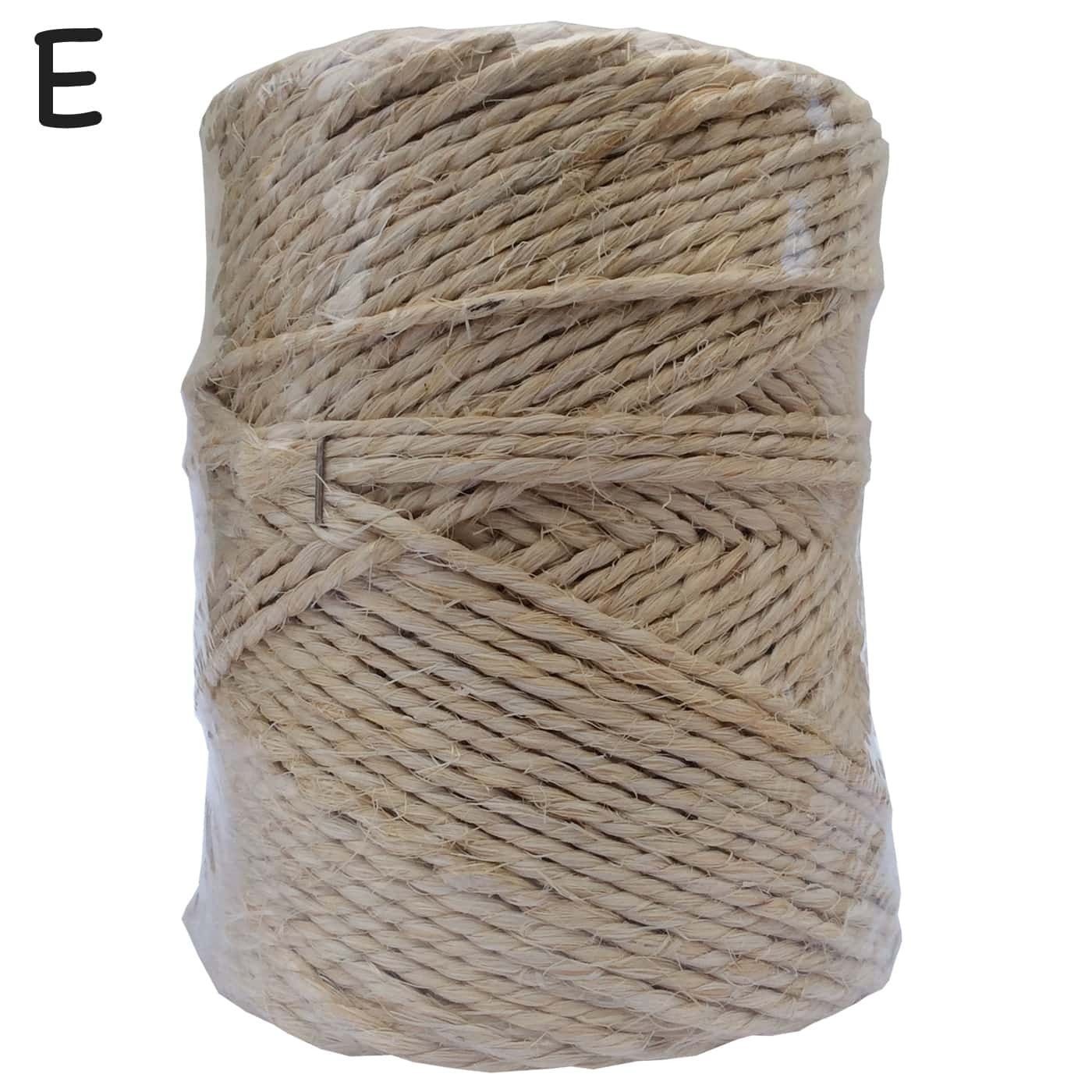 Cuerda Sisal 100% vegetal de 2 cabos grosor 3 mm