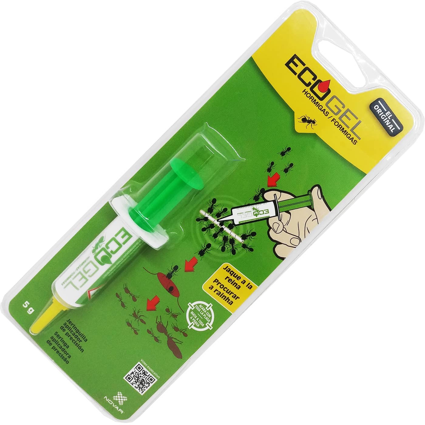 ECOGEL Hormigas, Insecticida en gel para el control de plagas hormigas