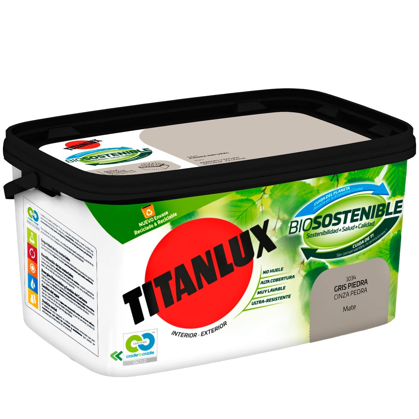 Titanlux Biosostenible Paredes y Techos Pintura Mate